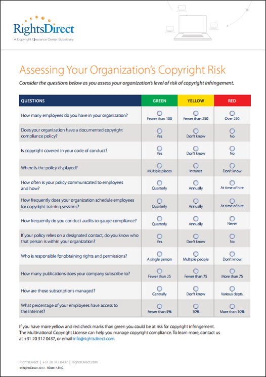 Risk Assessment Checklist JPG RightsDirect